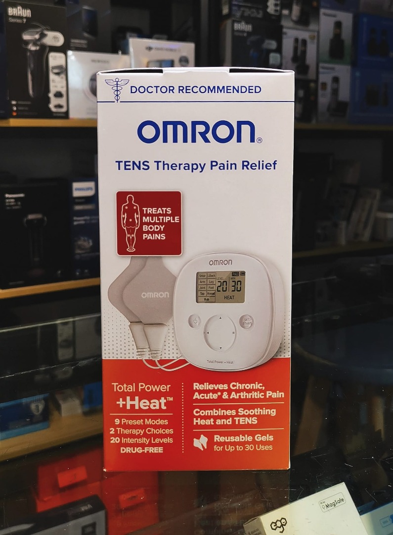 Omron Total Power + Heat TENS Unit 溫熱低週波治療器 PM800 HV-F320 (實體門市 平行進口 ...