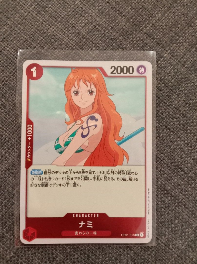 One Piece Game Card: Miss All Sunday, Nami, Nico Robin & Izou, Hobbies ...