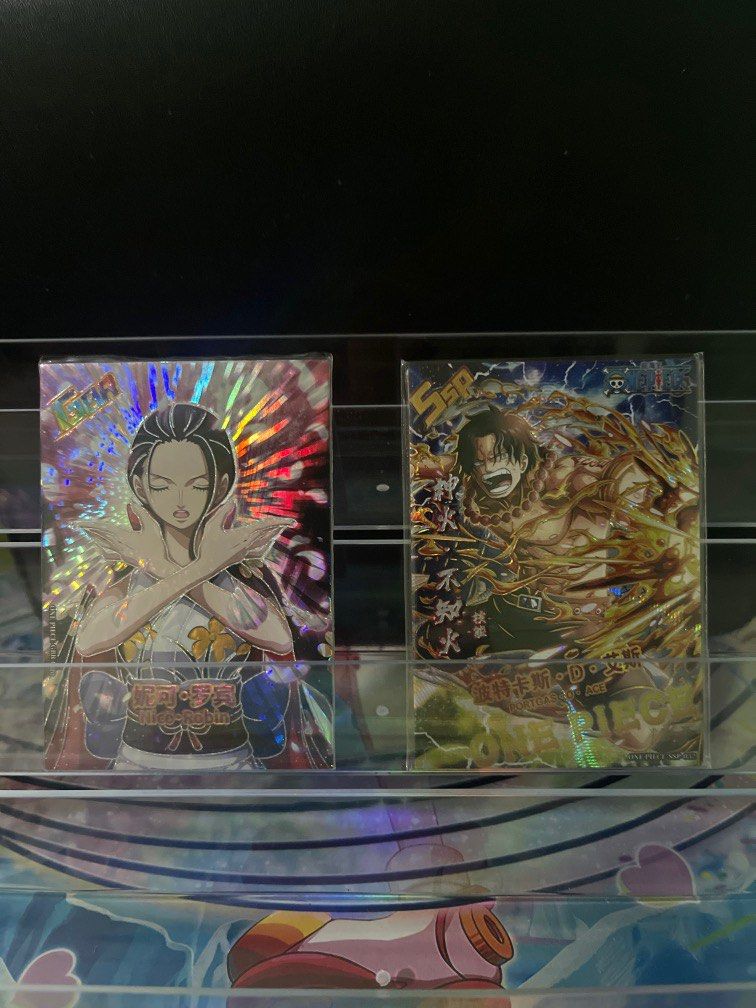 One Piece Robin & Ace Limited Edition Cards, Hobbies & Toys, Toys ...