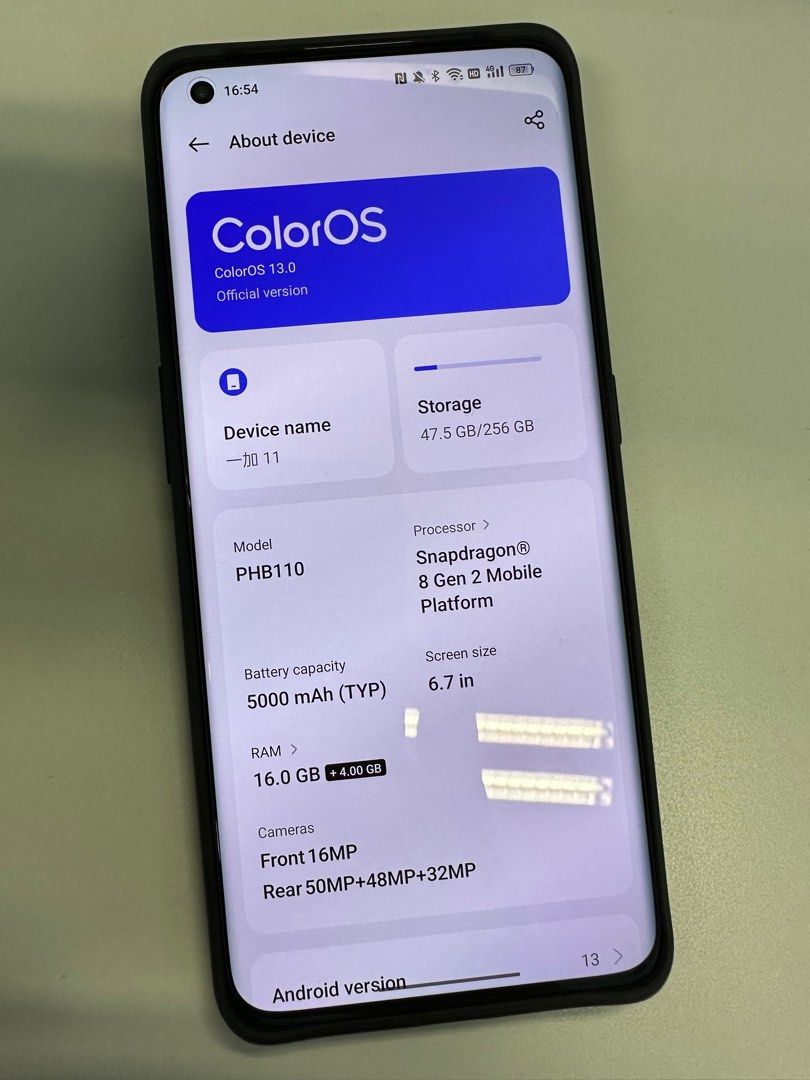 Oneplus 11 12GB 256GB 5G One Plus Phone, Mobile Phones & Gadgets ...