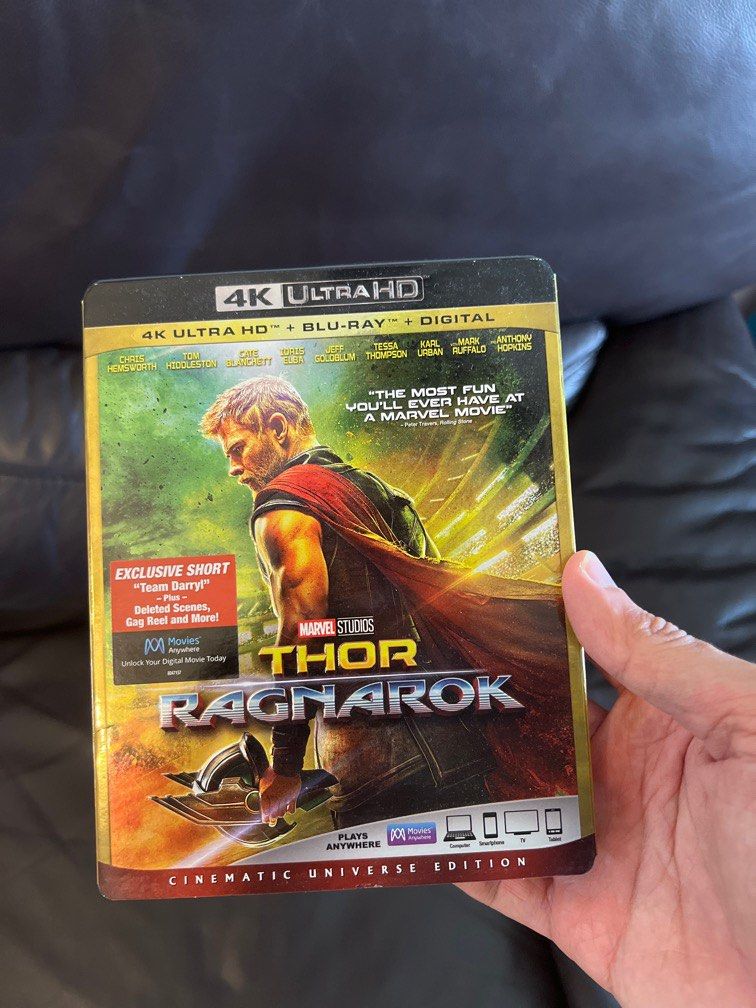 (OOP)(4K) Thor Ragnarok - 4K UHD Ultra HD Blu-ray bluray, Hobbies ...