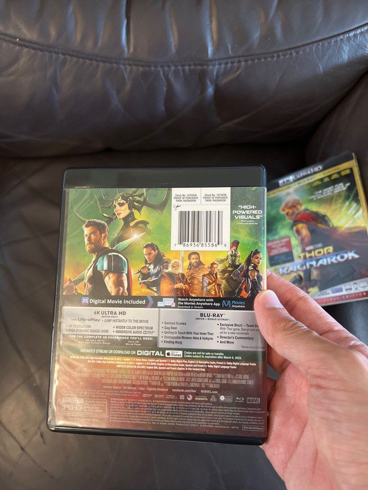 (OOP)(4K) Thor Ragnarok - 4K UHD Ultra HD Blu-ray bluray, Hobbies ...