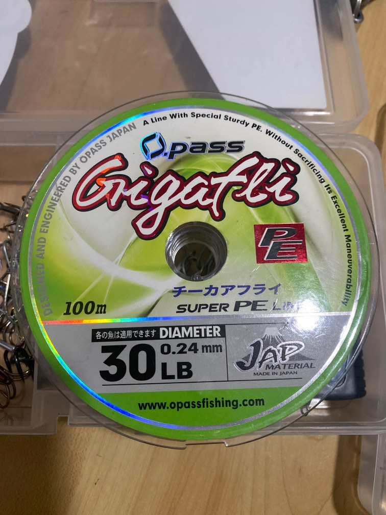 Opass casting pe , 30 lbs , 100m, Sports Equipment, Fishing on Carousell