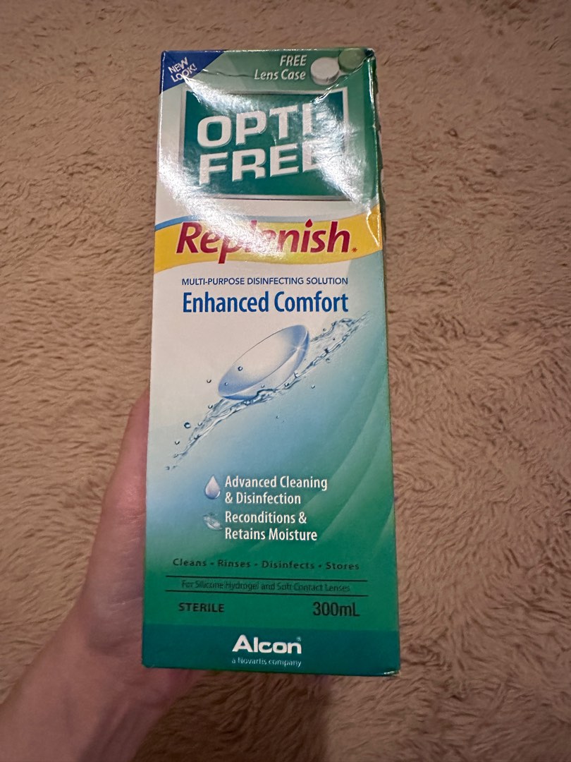 OPTI FREE Replenish Enhanced Comfort Multi Purpose Disinfecting ...