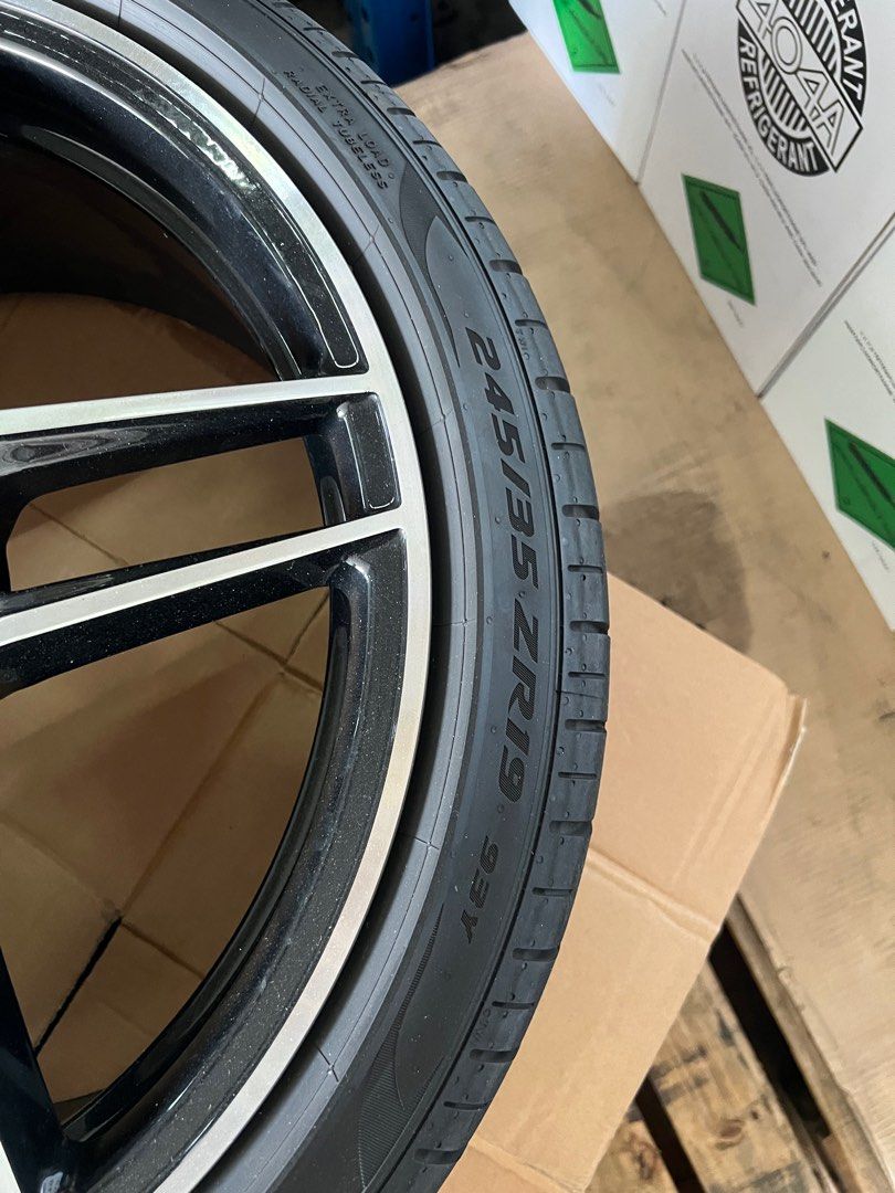 Original Audi 19 inch sport rims with p zero Tyres , Car Accessories ...