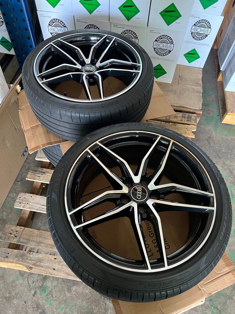 Original Audi 19 inch sport rims, Car Accessories, Tyres & Rims on ...