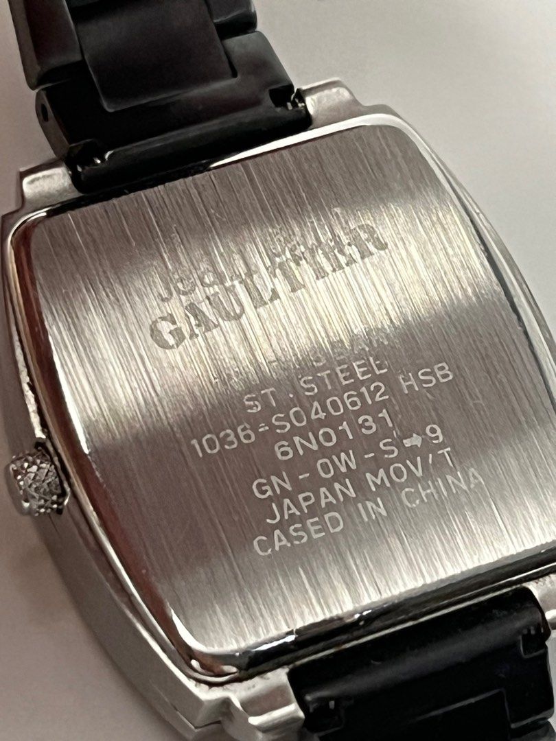 Original Jean Paul Gaultier Square Quartz Watch on Carousell