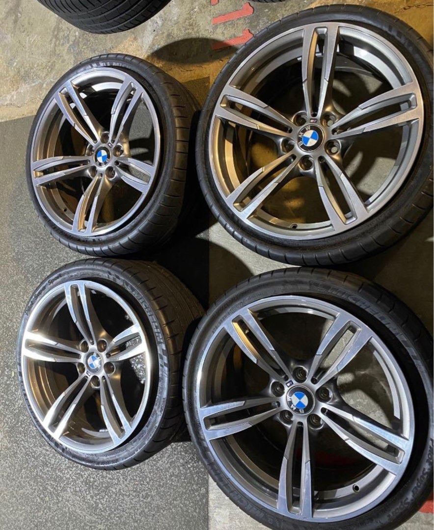 Original Stock M Performance Rims + Tyres, Car Accessories, Tyres ...