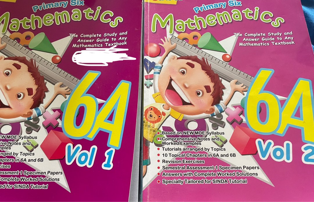 P6 Maths Vol 1&2 Assessment Books, Hobbies & Toys, Books & Magazines ...