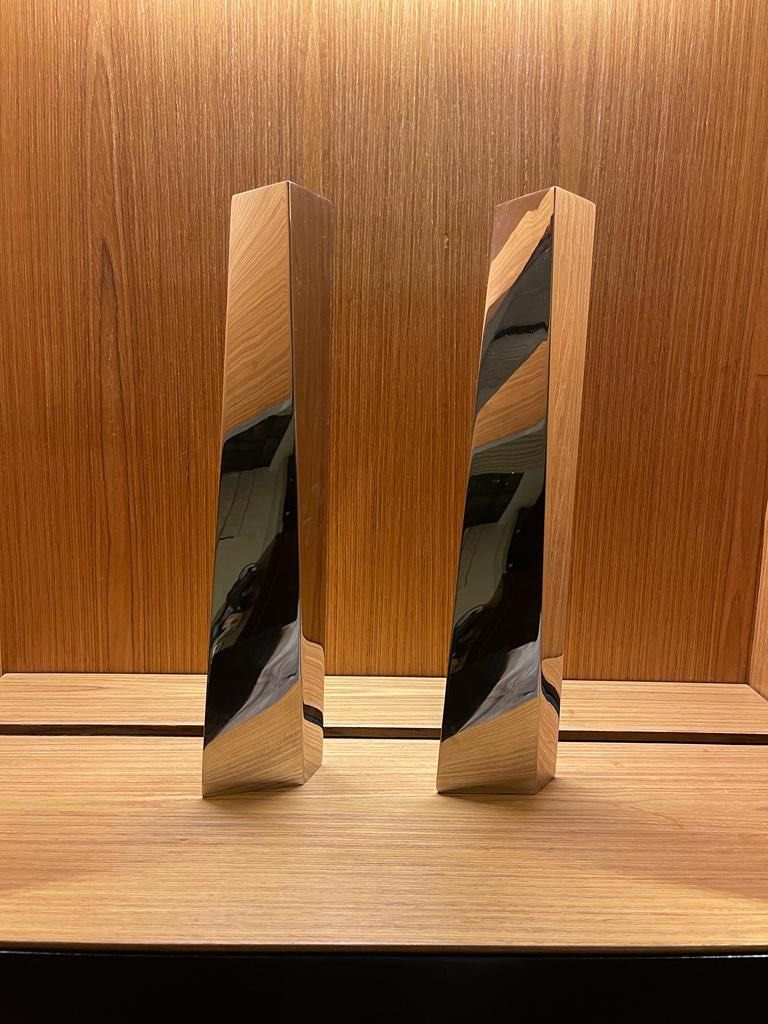 Pair of Alessi Crevasse flower vases, Furniture & Home Living, Home ...