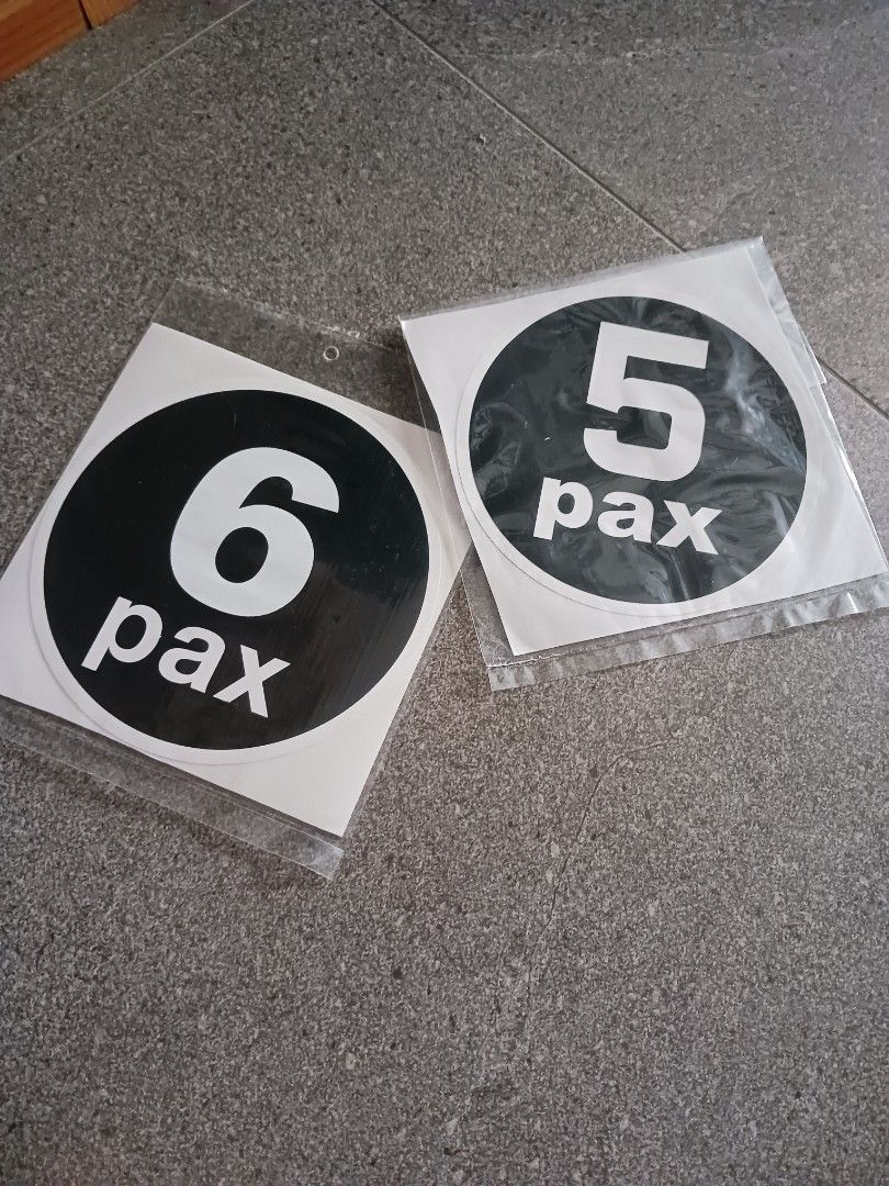Pax sticker for commercial vehicle, Car Accessories, Accessories on ...