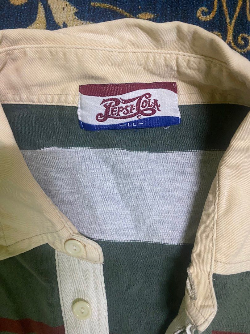 Pepsi Cola Polo Rubgy, Men's Fashion, Tops & Sets, Tshirts & Polo ...