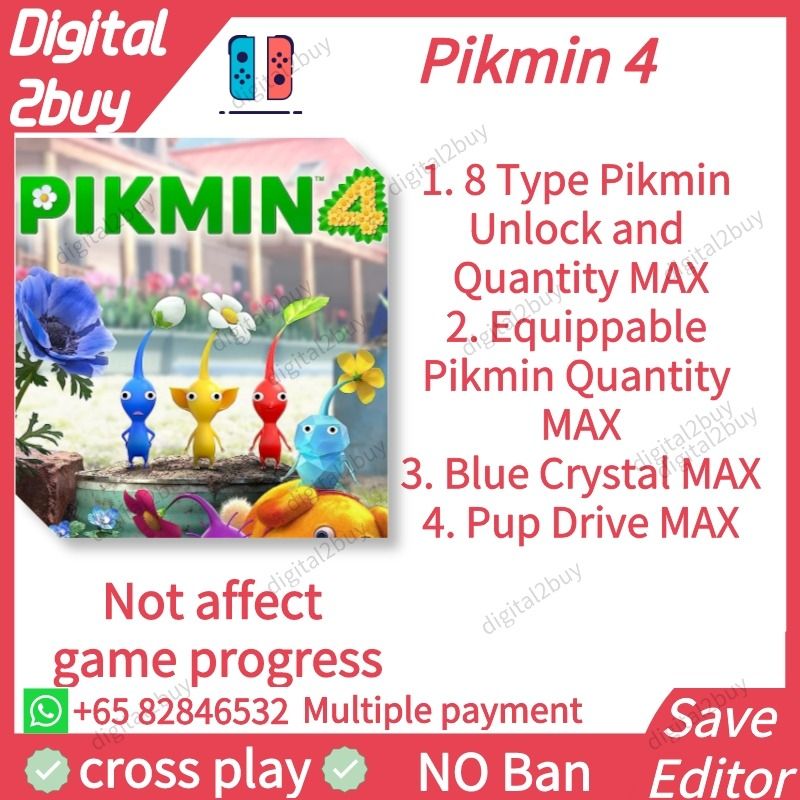 Pikmin4 Save Editor Pikmin 4 Save Modding Pikmin4 Cheats, Video Gaming, Video Games, Nintendo on ...