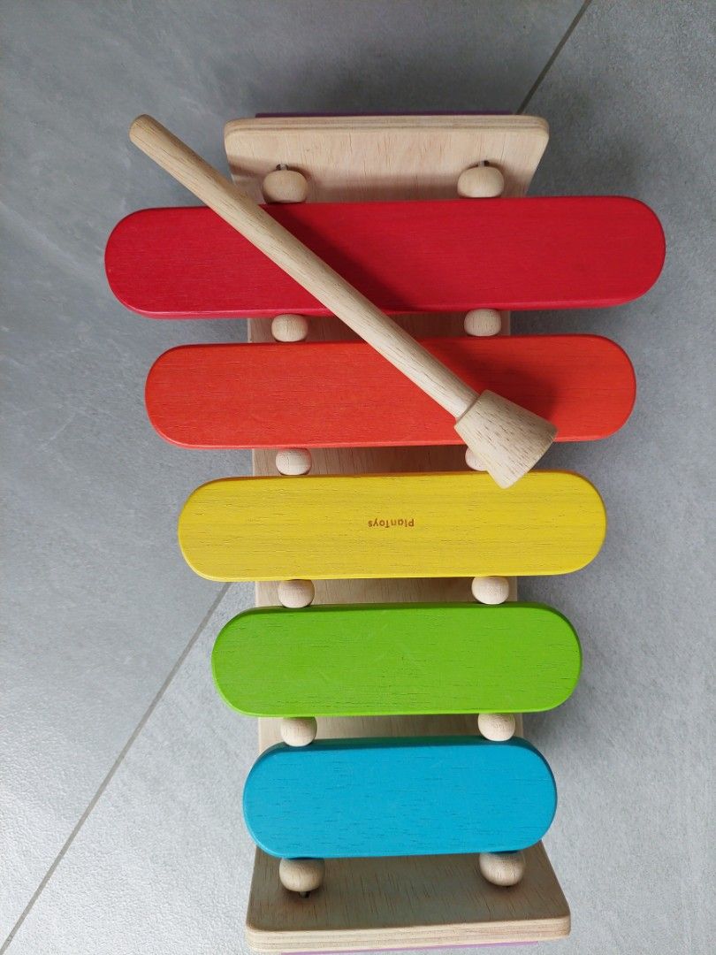 Plan Toys wooden oval xylophone, Babies & Kids, Infant Playtime on ...