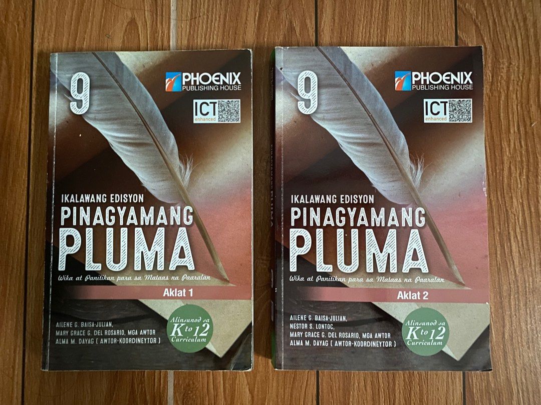 Pluma Aklat 1 & Aklat 2 (K to 12) Grade 9 on Carousell