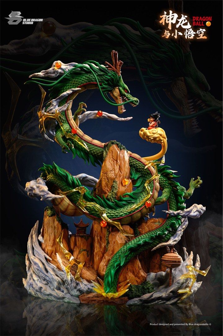 [PO] Red X Blue Dragon Studio - Dragon Ball Shenron & Young Son Goku ...