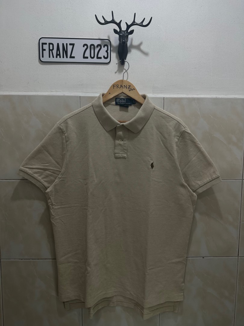 Polo Ralph Lauren (Cream) polo shirt on Carousell
