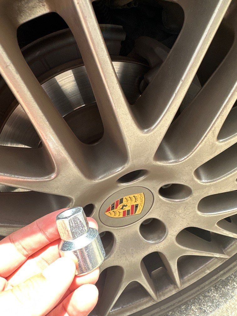 Porsche wheel lock nut, Car Accessories, Tyres & Rims on Carousell