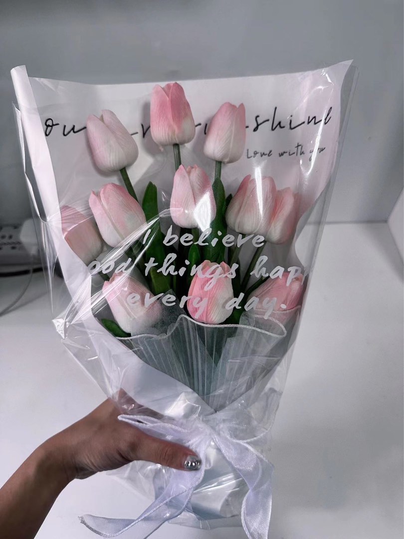 Preserved Tulip Flower Bouquet, Hobbies & Toys, Stationery & Craft ...