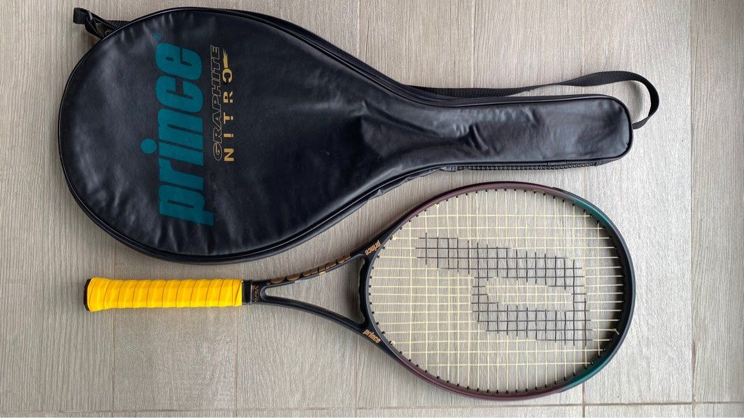 Prince Graphite Nitro Tennis Racket, Sports Equipment, Sports & Games ...