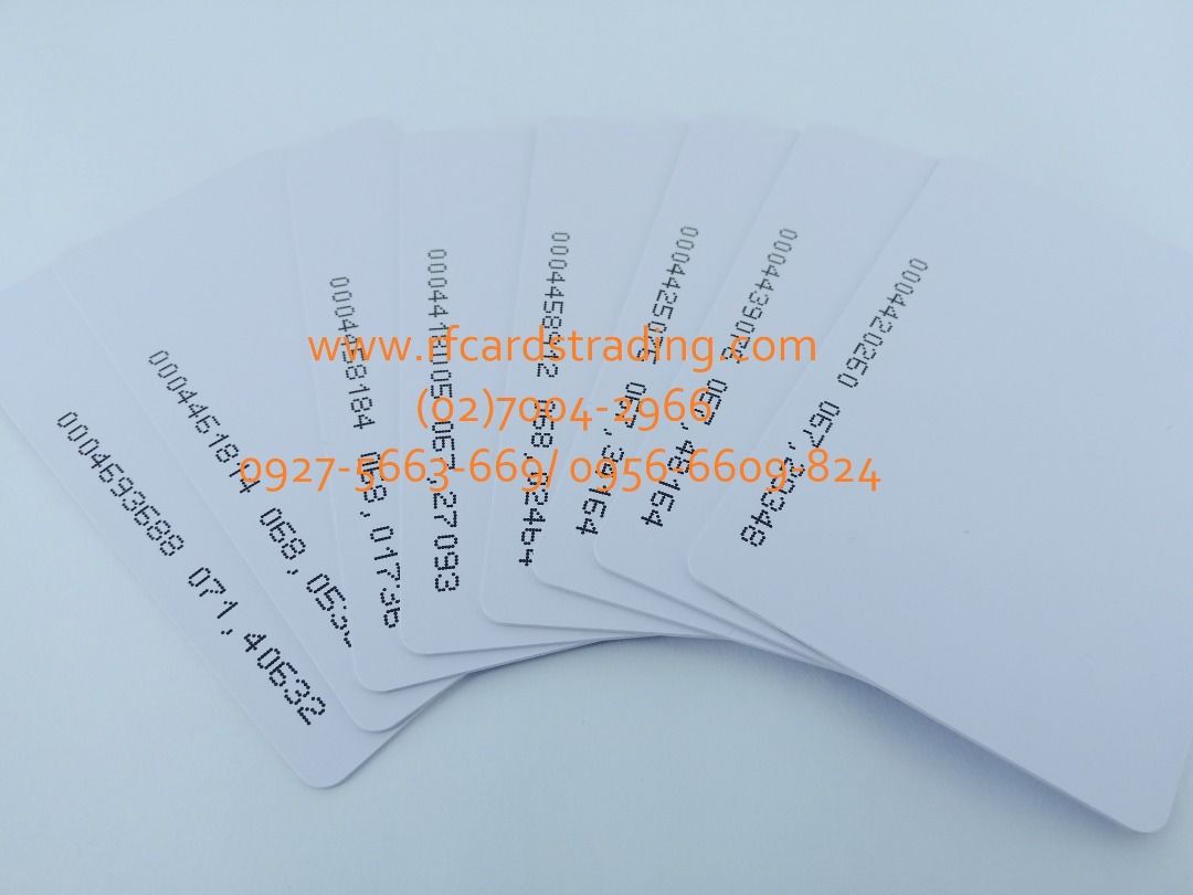 PROXIMTY CARD 125KHZ EMCARD TK4100 CHIP PLAIN WHITE PVC CARD PRINTABLE ...