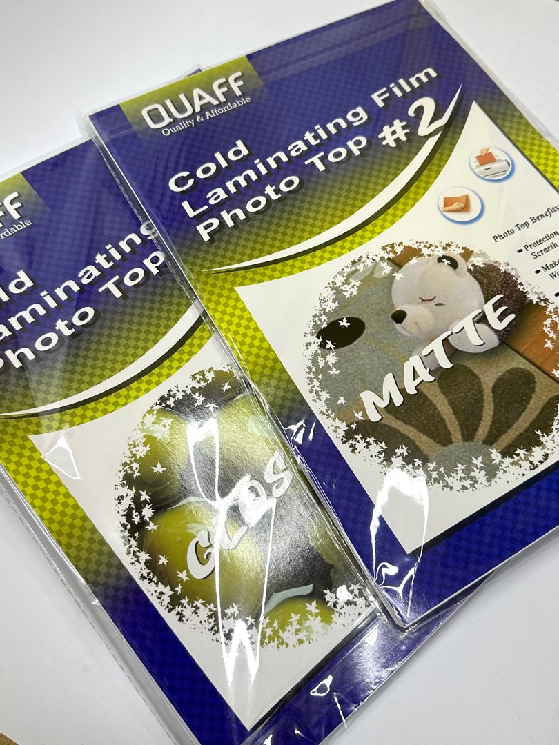 QUAFF COLD LAMINATING PHOTO TOP SET, Hobbies & Toys, Stationary & Craft ...