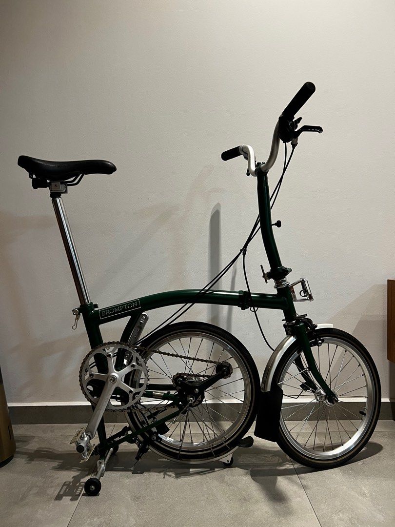 Racing Green Brompton M3L, Sports Equipment, Bicycles & Parts, Bicycles on Carousell