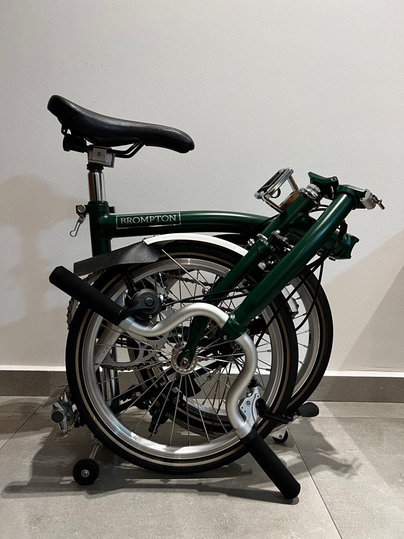 Racing Green Brompton M3L, Sports Equipment, Bicycles & Parts, Bicycles on Carousell