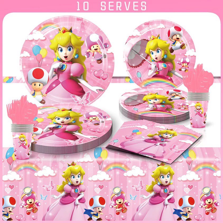 [Ready Stock] New Arrival ~ (Set of 8) The Super Mario Bros. Princess ...