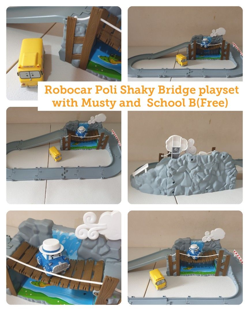 Robocar Poli Shaky Bridge Playset, Hobbies & Toys, Toys & Games on ...