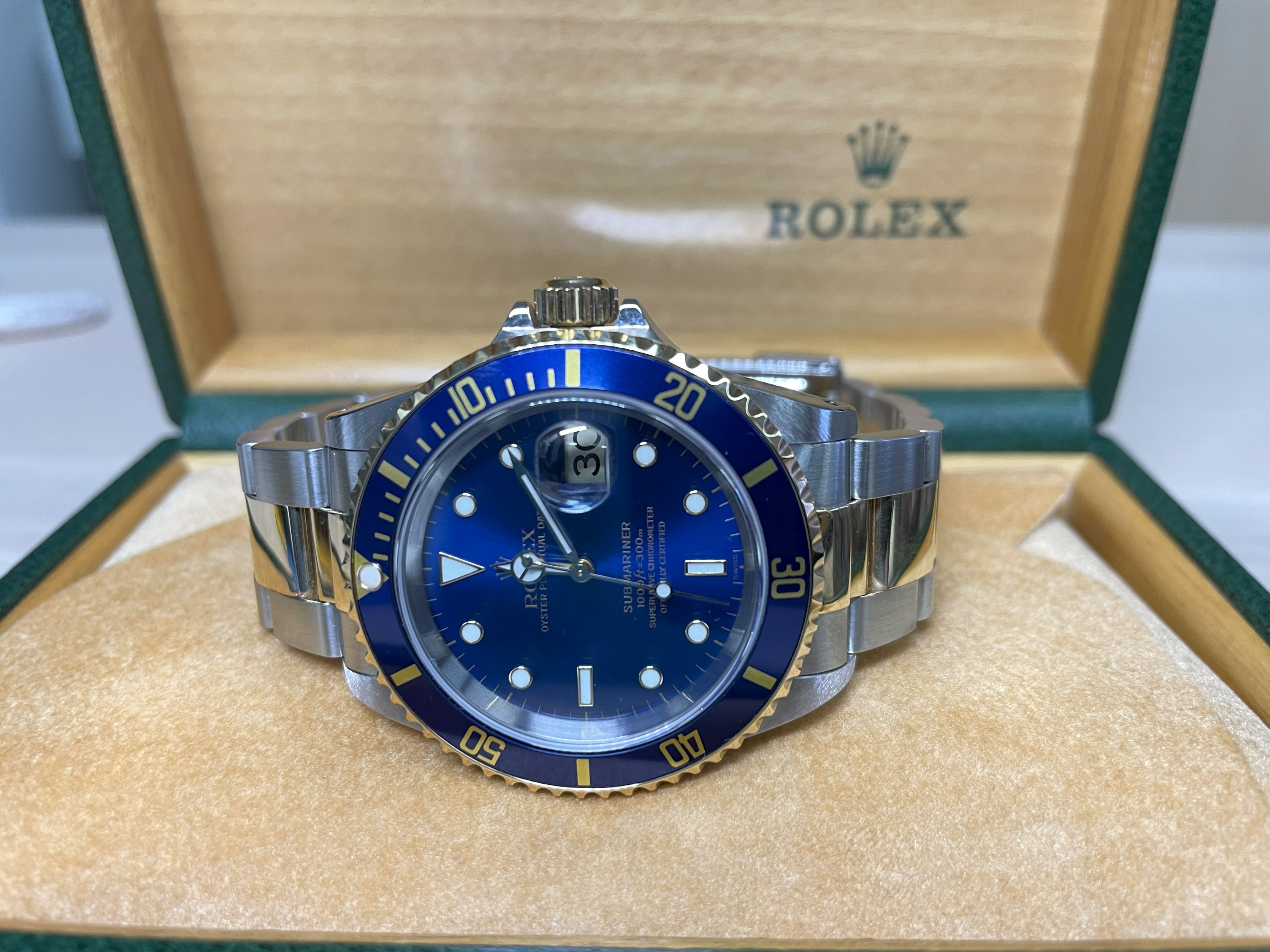 Rolex Bluesy 16613LB "Swiss only", Luxury, Watches on Carousell