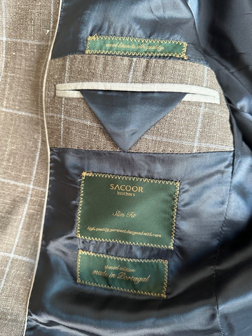 SACOOR tailored suit and pants, Men's Fashion, Coats, Jackets and ...