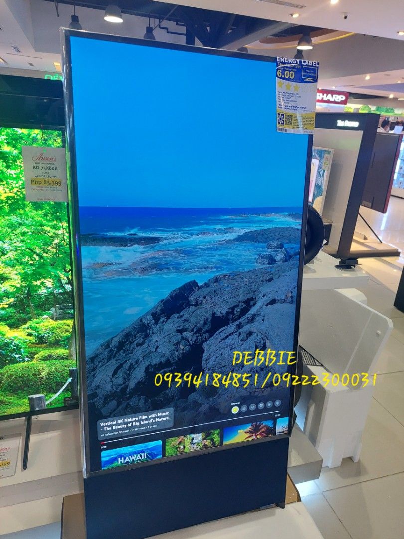 SAMSUNG 43" THE SERO 4K QLED SMART TV, TV & Home Appliances, TV & Entertainment, TV on Carousell