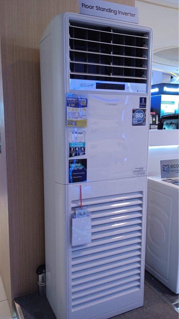 SAMSUNG FLOOR MOUNTED INVERTER AIRCON, TV & Home Appliances, Air ...
