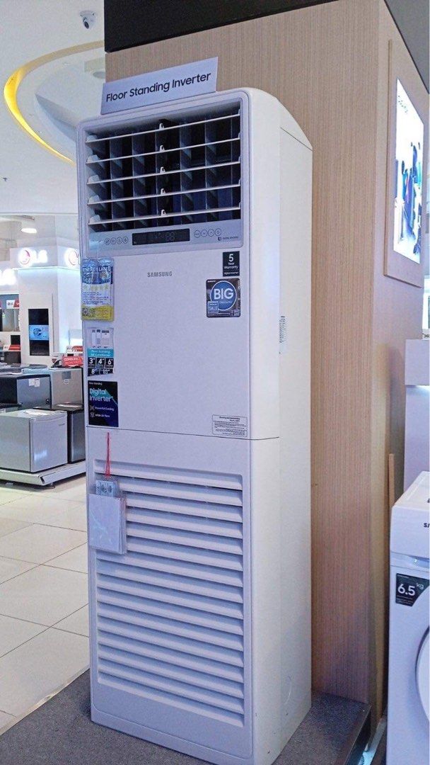 SAMSUNG FLOOR MOUNTED INVERTER AIRCON, TV & Home Appliances, Air ...