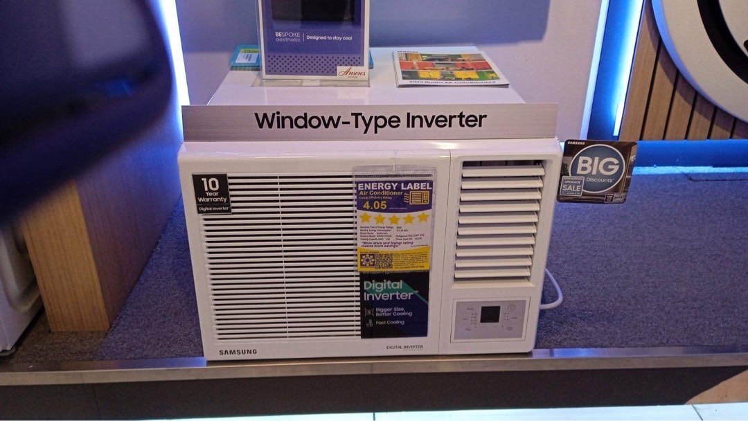 SAMSUNG WINDOW TYPE INVERTER AIRCON, TV & Home Appliances, Air ...