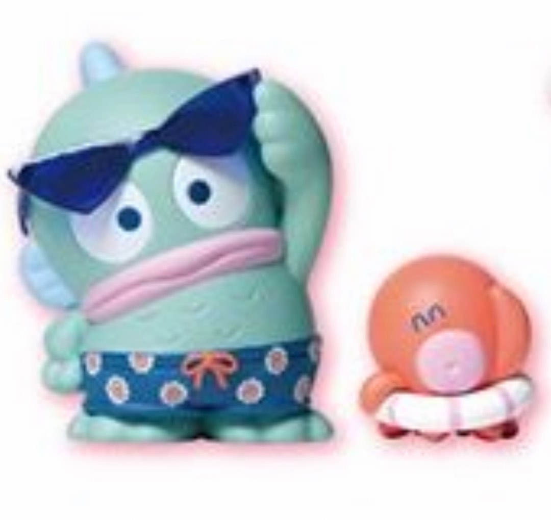 Sanrio Characters Night Pool Kuji - Hangyodon figure, Hobbies & Toys ...