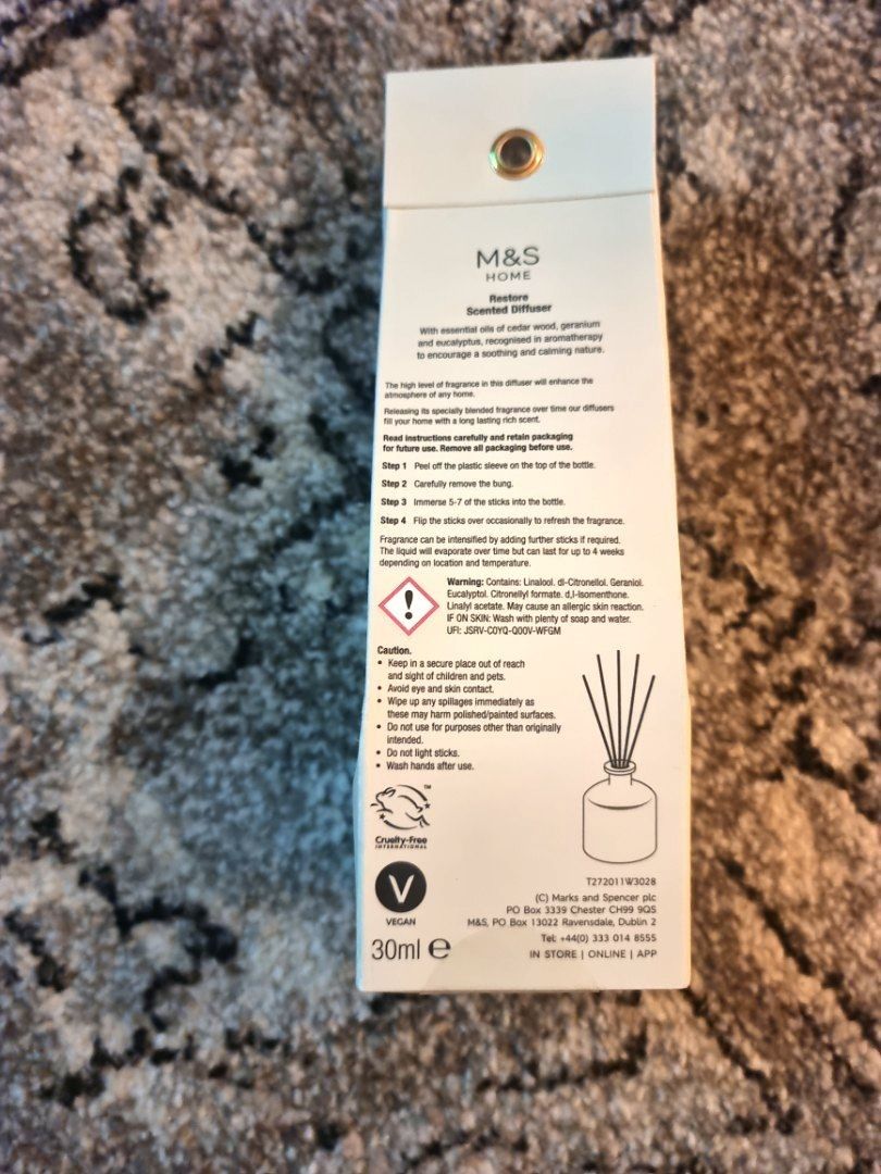 Scented oil Diffuser from M&S, Furniture & Home Living, Home Fragrance ...