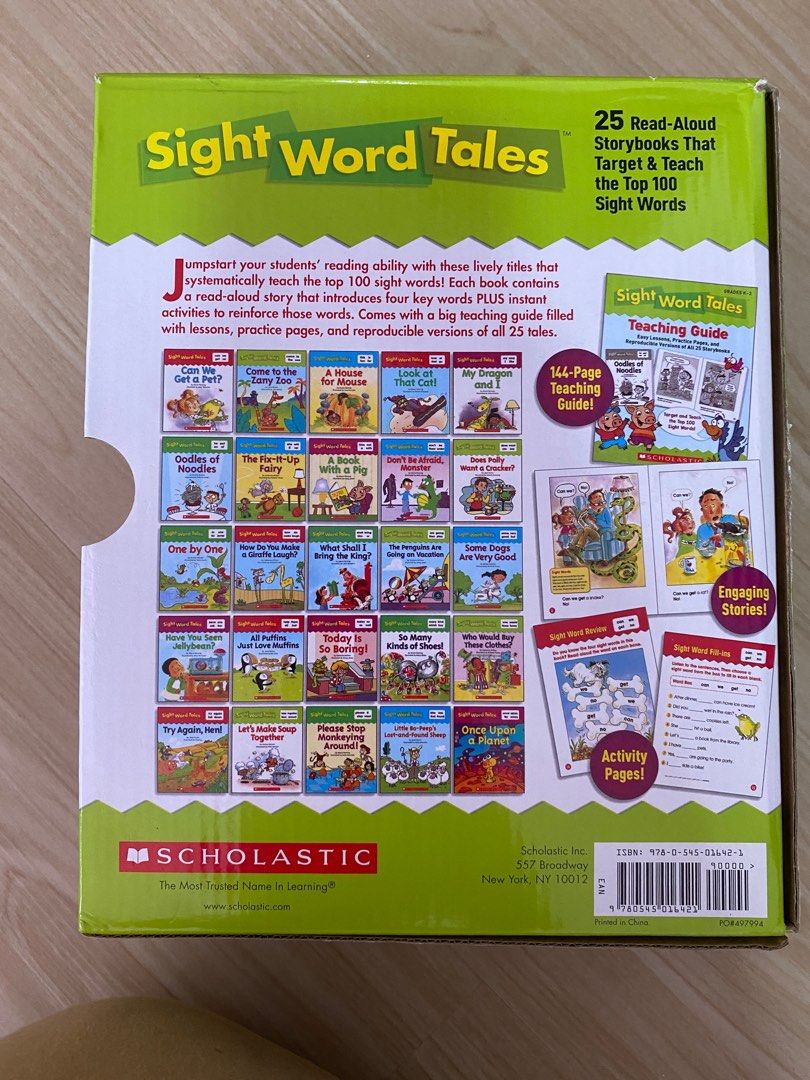 SCHOLASTIC Sight Words Stories 1 set = 25 books), Hobbies & Toys, Books ...