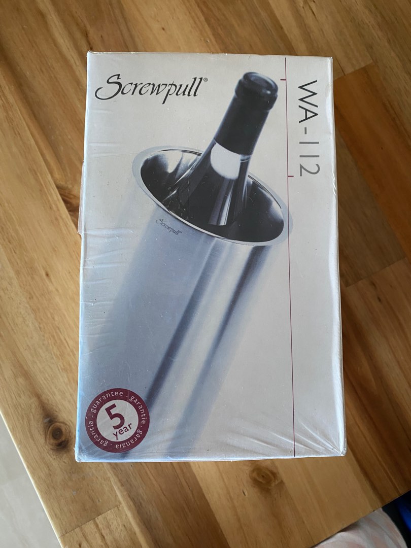 Screwpull wine chiller WA112, Furniture & Home Living, Kitchenware ...