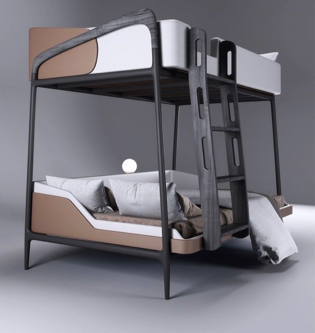 SEN Modern Double Decker Bedframe, Furniture & Home Living, Furniture ...