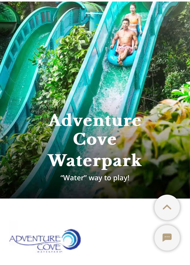 Sentosa Adventure cove, 1 adult ticket valid till 5th Aug, Tickets ...
