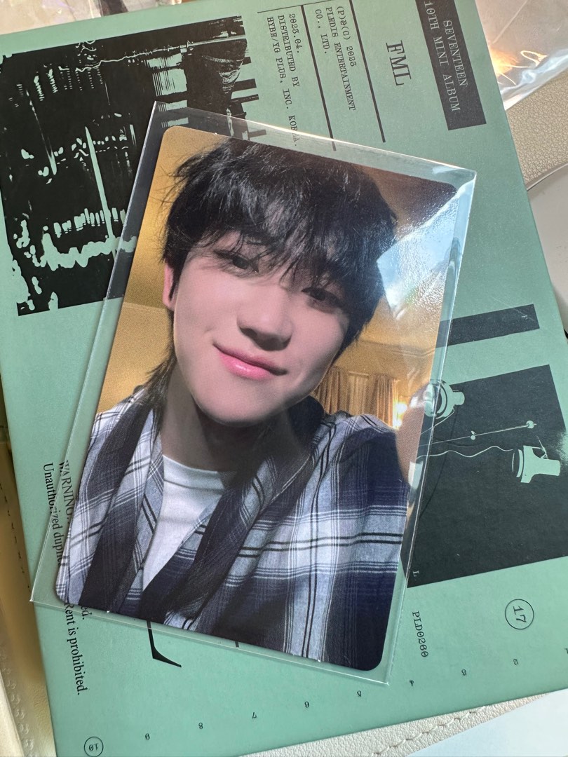 Seventeen FML Kihno Kit PC th8 WONWOO Seungkwan dino Vernon woozi ...