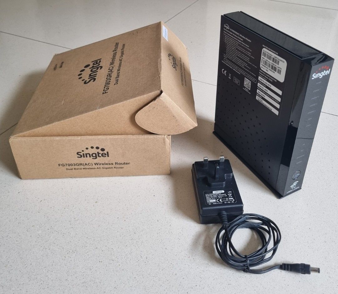 Singtel Gigabit wireless router, Computers & Tech, Parts & Accessories ...