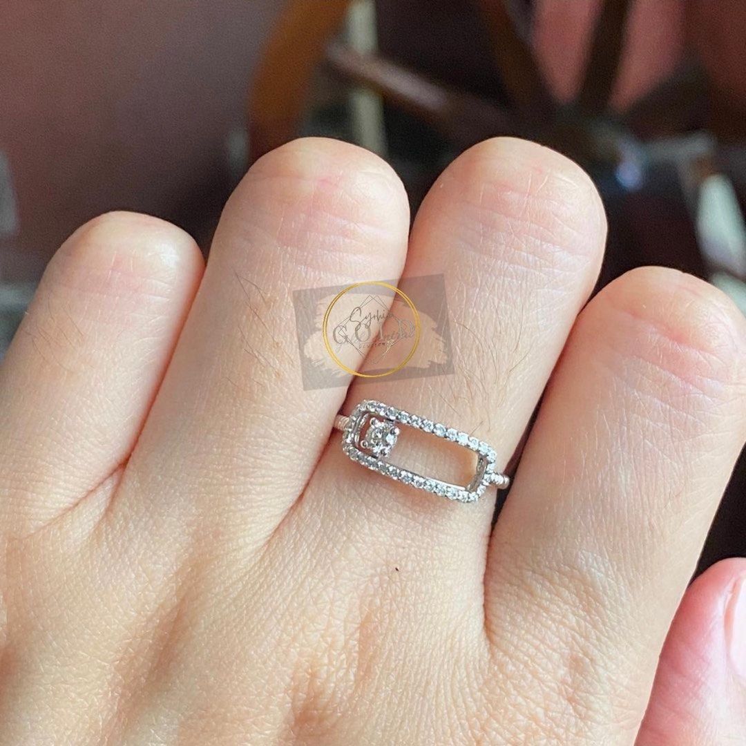 SLIDING DIAMOND RING on Carousell
