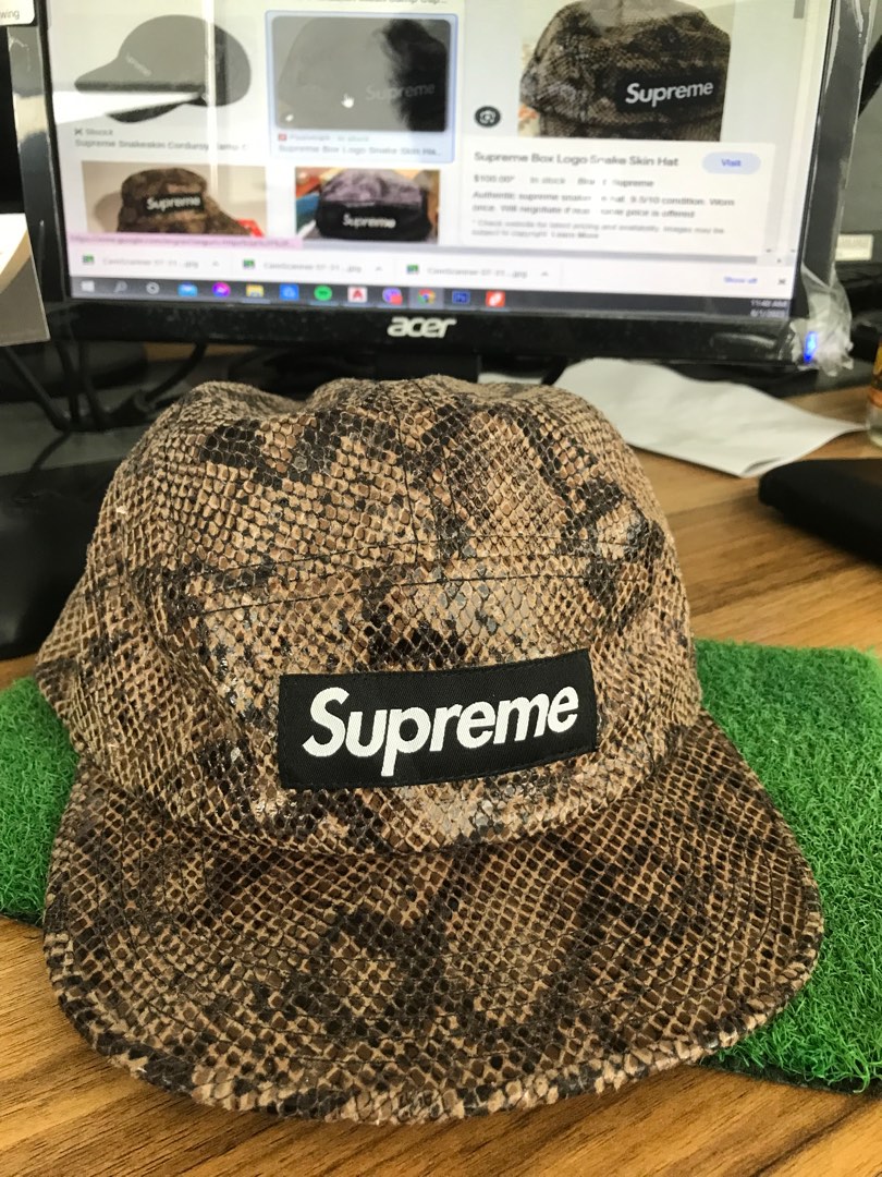 SNAKE SKIN SUPREME 5 PANEL on Carousell