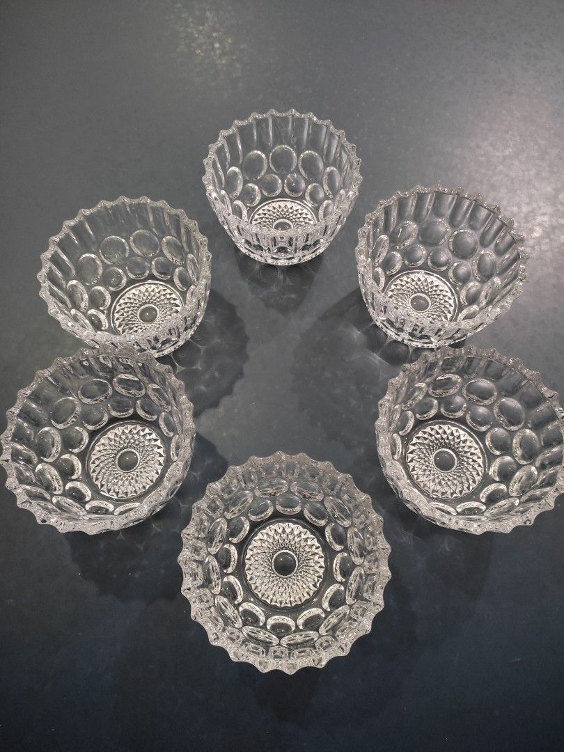 SOGA Japan Crystal Glass Bowl, Furniture & Home Living, Kitchenware ...