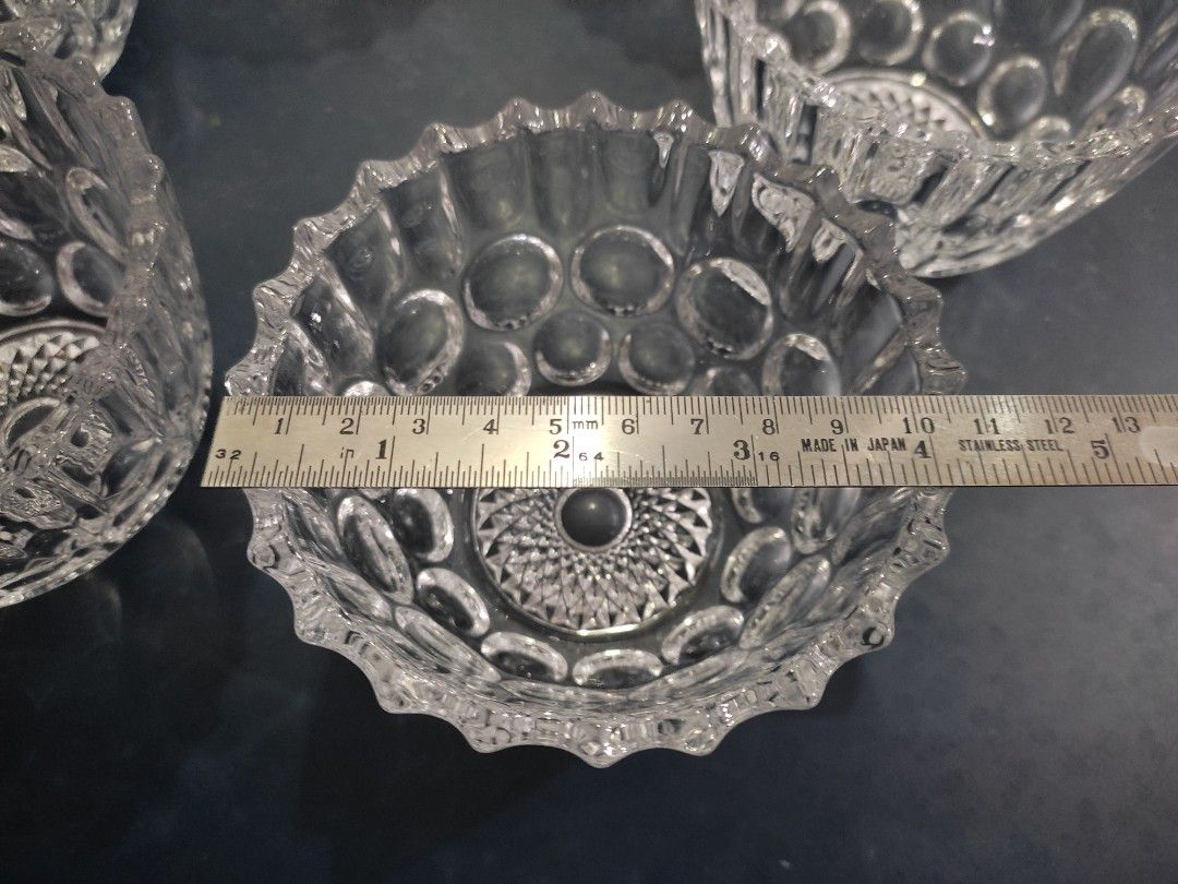 SOGA Japan Crystal Glass Bowl, Furniture & Home Living, Kitchenware ...
