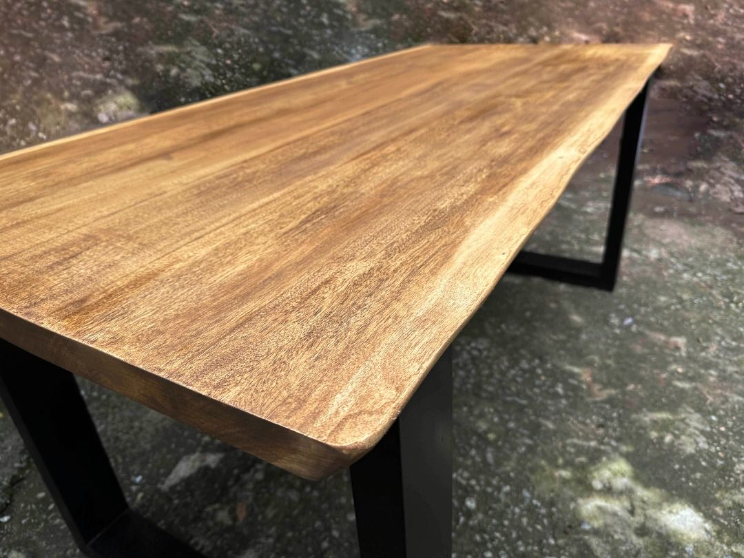 Solid Wood Dining Table on Carousell