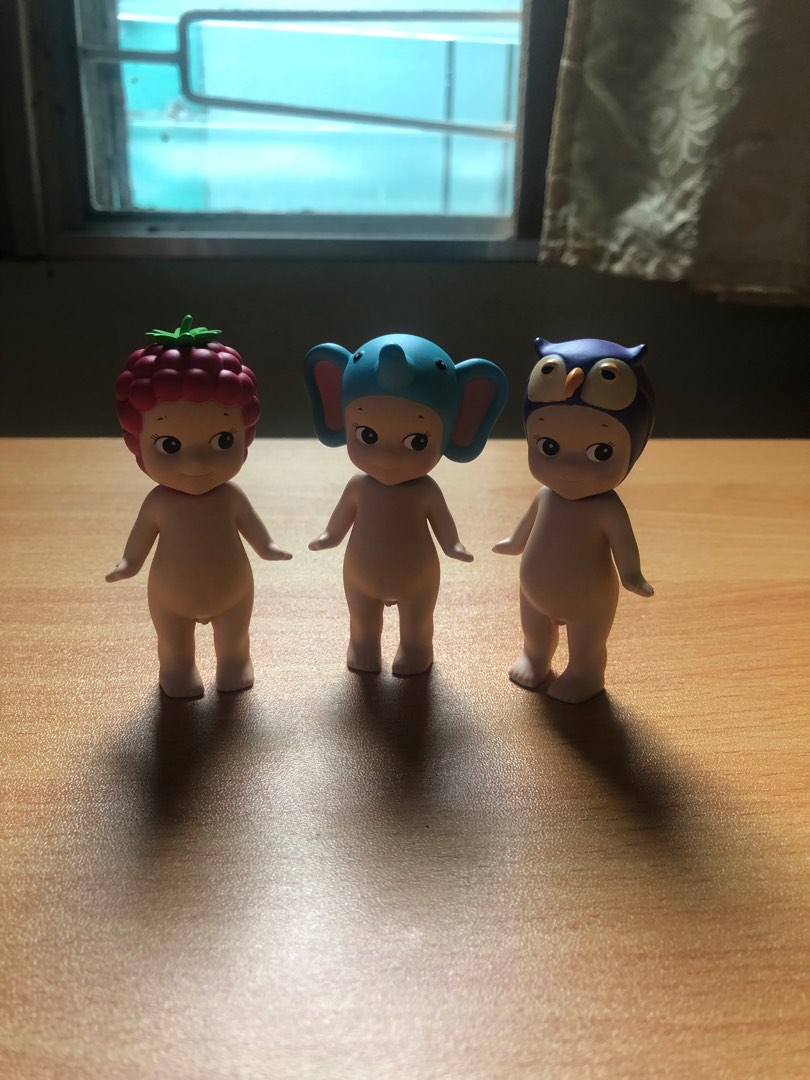 Sonny angel raspberry, and owl , Hobbies & Toys, Toys & Games on Carousell